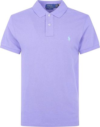 Polo Ralph Lauren Homme, Tops, Violet, Taille: S Polo Maille Manches Courtes