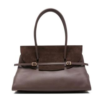 SIMKHAI River Suede Shoulder Bag - - Bags - Damen - Braun - ONE SIZE