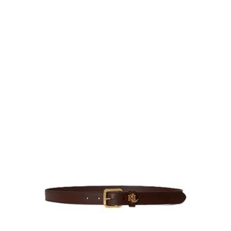 Ralph Lauren Schmaler Lederg&uuml;rtel - - Accessories - Damen - Braun - S