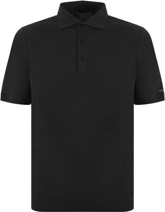 People of Shibuya Homme, Tops, Noir, Taille: XL Polo en jersey de coton