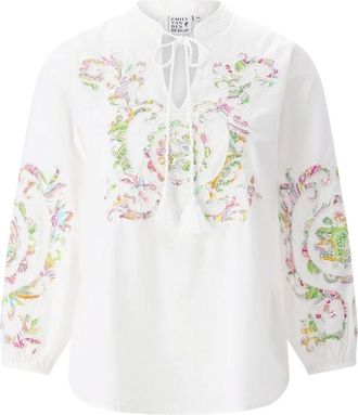 Emily van den Bergh Femme, Blouses et Chemises, Blanc, Taille: 36 FR Blouses