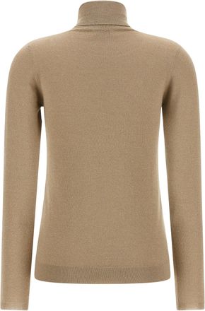 Brunello Cucinelli Sparkling Cashmere Silk Sweater - Beige
