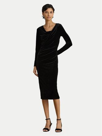 Lauren Ralph Lauren Coctailkleid 200B27415001 Schwarz Regular Fit