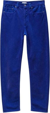 Versace Straight Corduroy Velvet Pants - - Jeans - Herren - Blau - W32