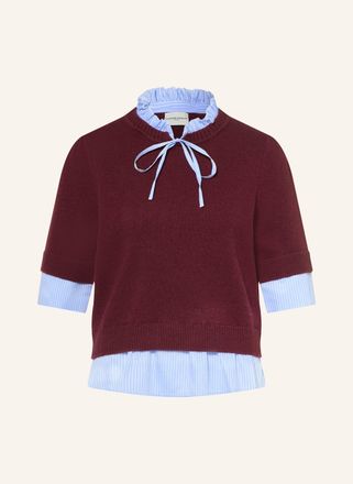 Claudie Pierlot Claudie Pierlot Strickshirt Im Materialmix lila