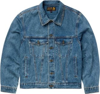 One Of These Days ONE OF These Days, Homme, Vestes, Bleu, Taille: L Veste Trucker en Denim
