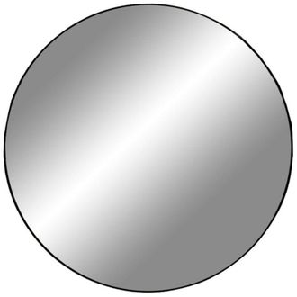 M&S Collection M&s - Miroir rond 100 cm en acier noir