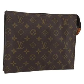 Louis Vuitton unisex, Pre-owned, Brun, Taille: ONE Size Pochette vintage en toile Pre-owned