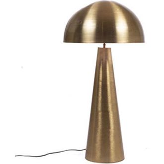 Amadeus Lampadaire champignon 51x51x95 cm en m&eacute;tal dor&eacute;