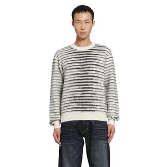 Tom Ford Brushed Striped Mohair Sweater