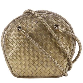 Bottega Veneta Sac bandouli&egrave;re vintage Pre-owned - Femme - Pre-owned - Jaune - Taille: ONE Size
