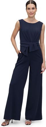 Vera Mont Overall VERA MONT Damen mit weitem Bein, Damen, Gr. 34, Normalgr&ouml;&szlig;en, blau (night sky), Cr&ecirc;pe, Obermaterial: 95% Polyester, 5% Elasthan; Futter: 100% 