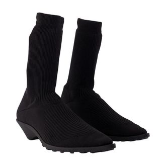 Camper Womens Ganxet Ankle Boots - Camper Synthetic Black Shoes Ankle-Boots