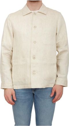 HUGO BOSS Homme, Vestes, Beige, Taille: M Chemise veste d&eacute;contract&eacute;e