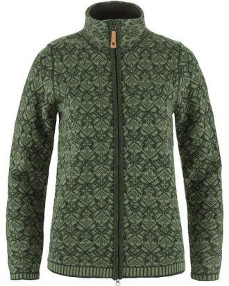 Fj&auml;llr&auml;ven Strickjacke Damen Cardigan Snow