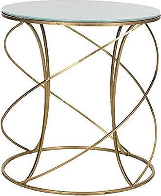 Safavieh Royle Akzenttisch, Metall, Gold, 50 x 50 x 53.84 cm