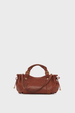 Gerard Darel Mini sac &agrave; main en cuir - 12H - Tan