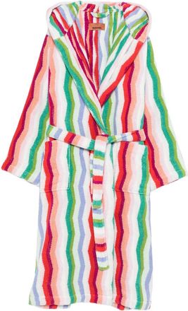Missoni Home Hooded Stripe-pattern Bath Robe