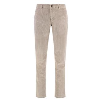 Moorer Cordhose mit Ges&auml;&szlig;taschen - - Trousers - Herren - Beige - L