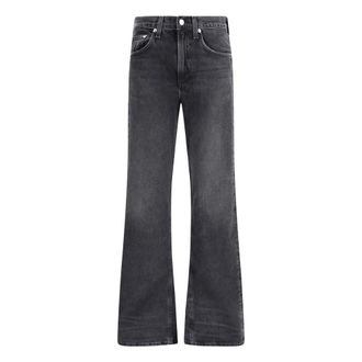 A Gold E Mid-Rise Kick Boot Jeans - - Jeans - Damen - Grau - W29