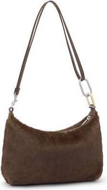 Tous Hold 2002359146 Sac à bandoulière pour femme Marron Wild, poignée amovible, fermeture éclair, 16 x 30 x 20 cm