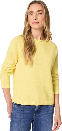 Street One Two-Tone Pullover Bloom Yellow 46