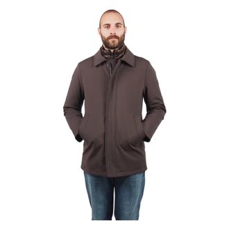 People of Shibuya Braune Gepolsterte Winterjacke - - Jackets - Herren - Braun - 2XL