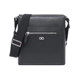Ferragamo Pre-owned Leder Schultertasche - - Pre-owned - Herren - Schwarzk - ONE SIZE