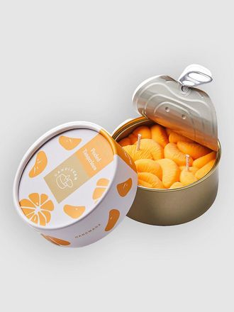 Candle Hand Can Bougie orange