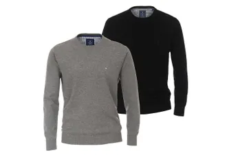 Redmond Rundhalspullover Pullover (1-tlg) hochwertige Qualit&auml;t mit Rundhals-Ausschnitt im 2er Pack