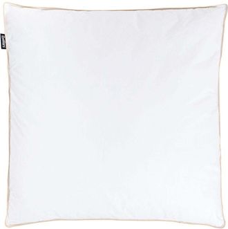 Beliani 3-Kammer-Kopfkissen ETNA Niedrig Entenfedern und Daunen 80 x 80 cm Wei&szlig;