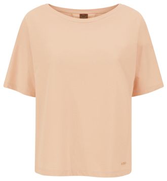 Geox Womens W Jersey R T-Shirt, Cameo Rose, Large