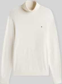 Tommy Hilfiger Regular Fit Rollkragenpullover aus Baumwoll-Kaschmir-Mix