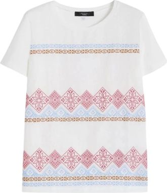 Max Mara Femme, Tops, Blanc, Taille: 38 FR T-shirt 2615941072600.003