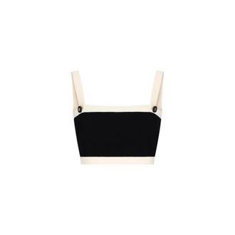 Dior Riviera Bandeau Top - - Tops - Damen - Schwarzk - S