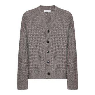 Roberto Collina Cardigan ML Punto Militare - - Knitwear - Herren - Braun - 2XL