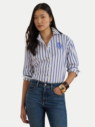 Lauren Ralph Lauren Hemd 200P08746001 Blau Relaxed Fit