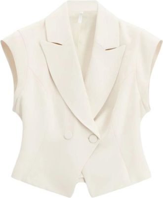 Imperial Femme, Vestes, Beige, Taille: 40 FR Gilet