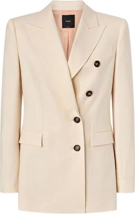 Pinko Pinko, Femme, Vestes, Beige, Taille: 40 FR Blazers