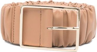 AGL Agl, unisex, Accessoires, Beige, Taille: S Mabel Ruched Mealter Belt