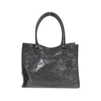 Balenciaga Pre-owned Sac bandouli&egrave;re Le Cagole City Mini en cuir dagneau - Femme - Pre-owned - Noir - Taille: ONE Size