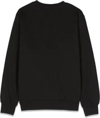 Balmain Crewneck Cotton Sweatshirt - Black