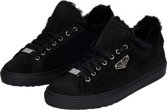 Philipp Plein Low-Top Sneaker - Lo-Top Turnschuhe Ps - Gr. 40 (EU) - in Schwarz - f&uuml;r Damen