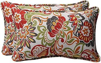 Pillow Perfect Perfect Pillow Perfekte Kissenbezug Deko bunt Blumen-Design rechteckig Toss Pillows, 2-Pack