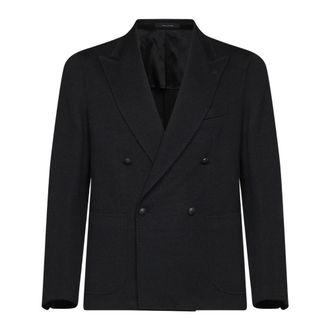 Tagliatore Warner Blazer - - Jackets - Herren - Schwarzk - XL