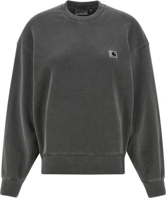 Carhartt Work in Progress Femme, Sweatshirts et sweats &agrave; capuche, Noir, Taille: 36 FR Nelson SweaT-shirt