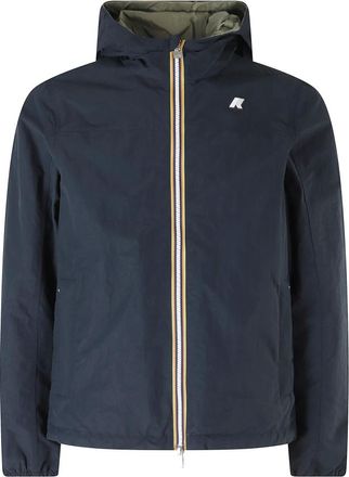 K-Way Homme, Vestes, Bleu, Taille: 2XL Jake Cotton Double