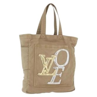 Louis Vuitton Pre-owned Vintage Canvas Tote Bag - - Pre-owned - Damen - Beige - ONE SIZE