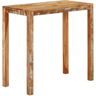 vidaXL Bartisch 112x55x108 cm Altholz Massiv Vidaxl