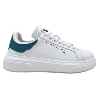 John Richmond Homme, Chaussures, Blanc, Taille: 41 EU Action Leather Baskets